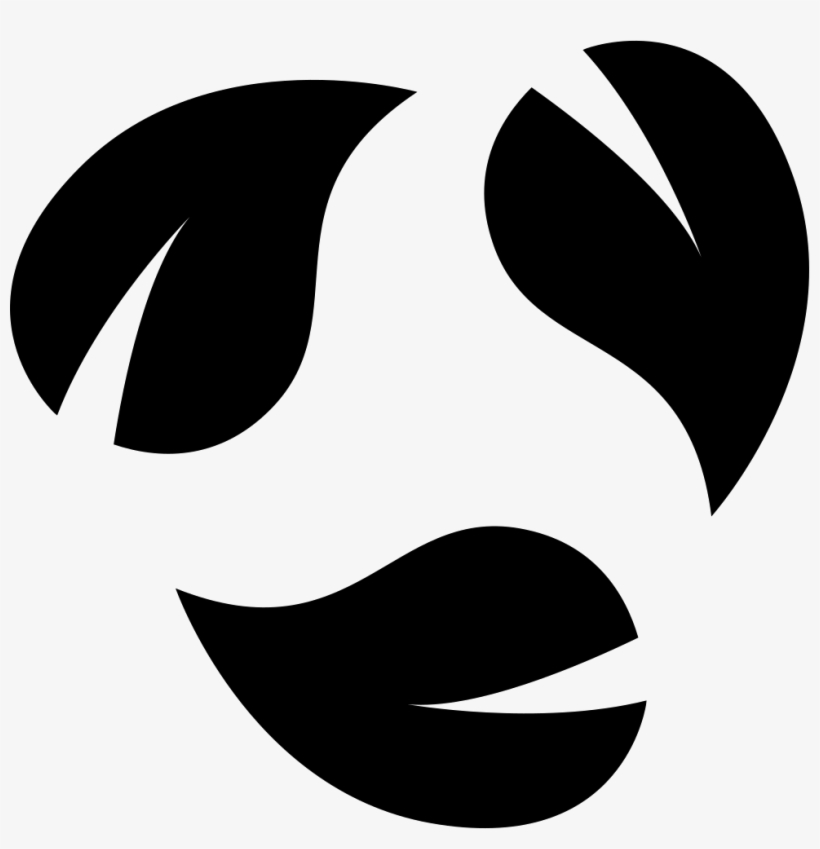 Recycle Symbol Of Three Leaves Comments - Recycling Icon Transparent ...