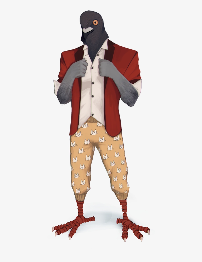 View Samegoogleiqdbsaucenao Pigeon , - Costume Transparent PNG ...