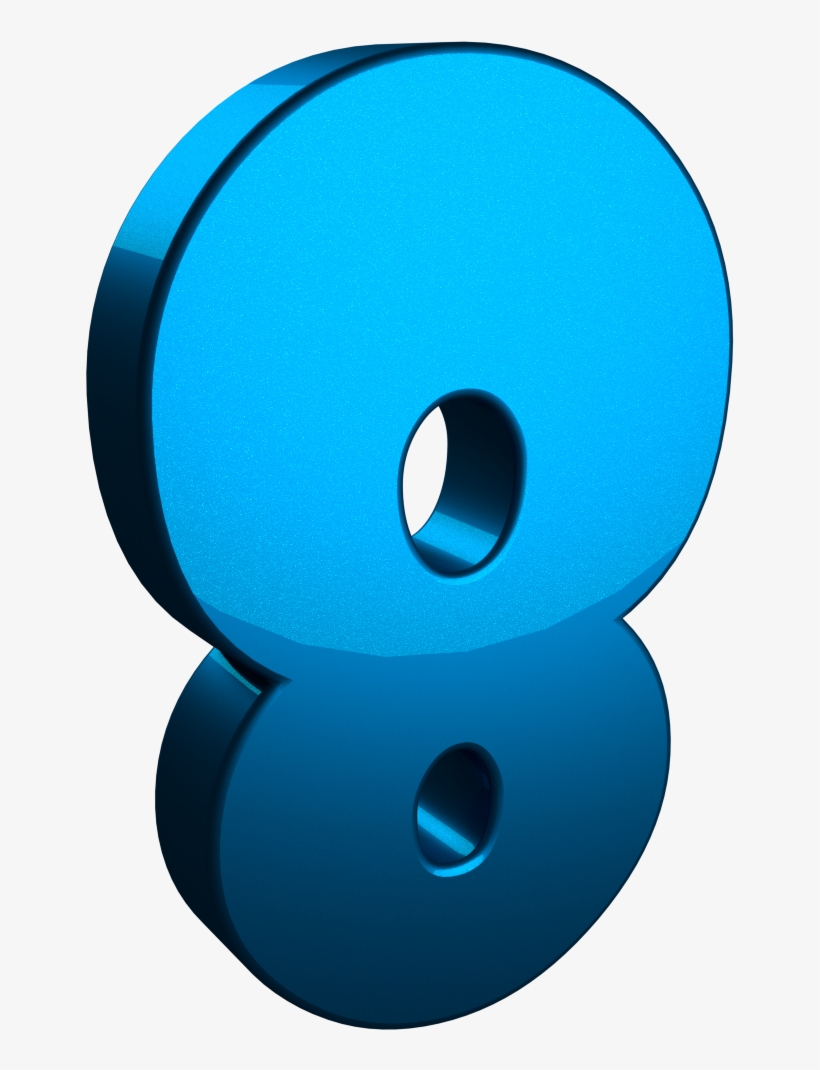 3d 8 Eight Number Number 8 3d Png Transparent PNG 1600x1200 Free