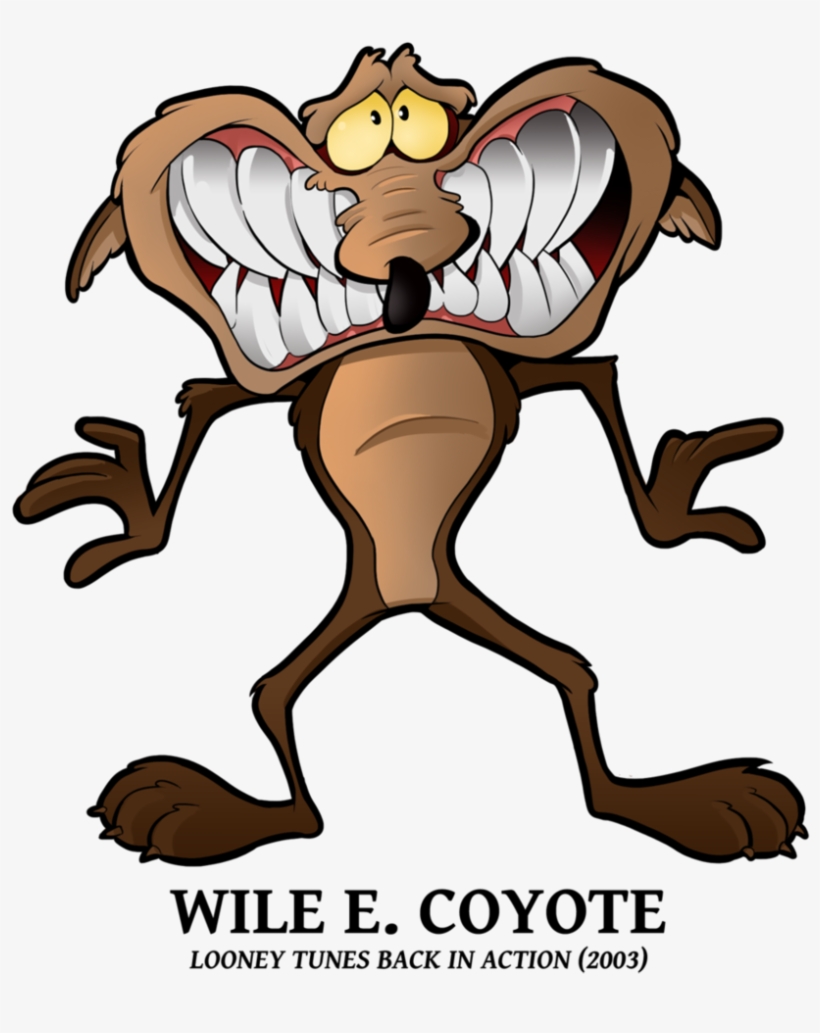 Coyote Clipart Wile E Coyote - Wile E Coyote Smile Transparent PNG ...