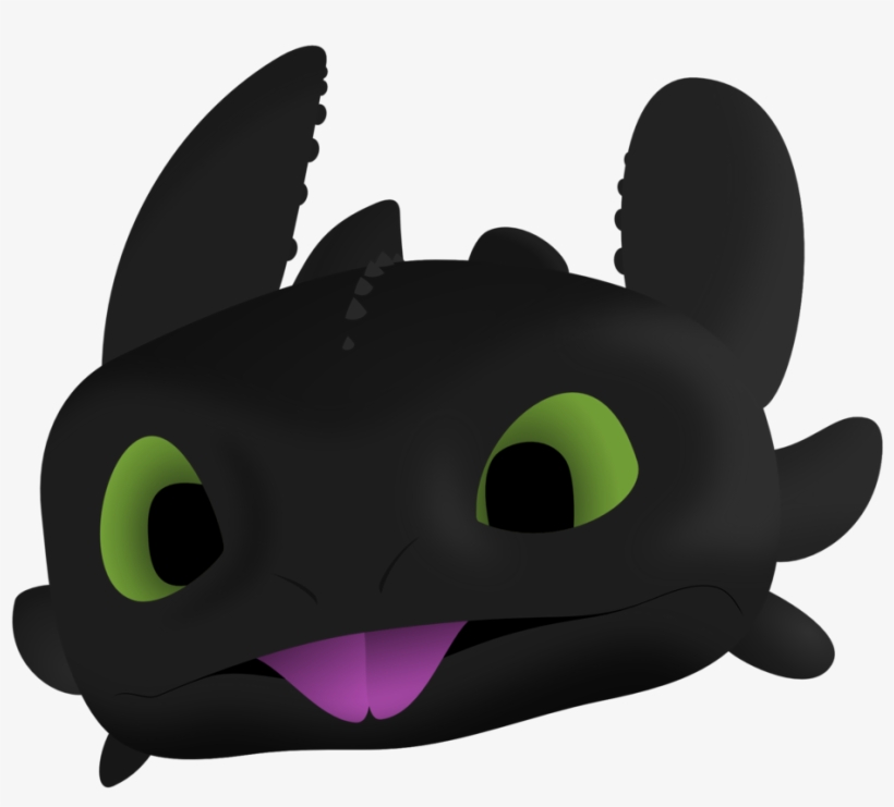 Toothless Dragon Face