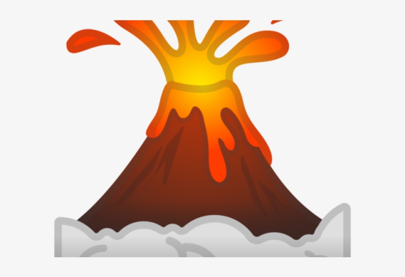 Download Drawn Volcano Emoji - Volcano Icon - HD Transparent PNG ...