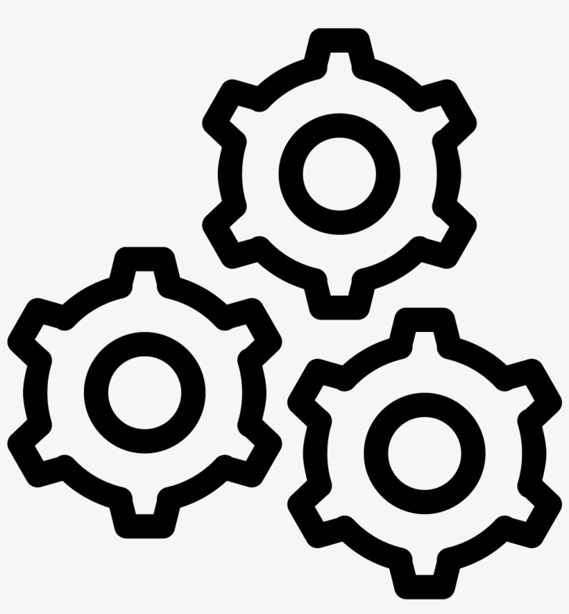 Gears Icon - Database Setting Icon Transparent PNG - 1600x1600 - Free ...