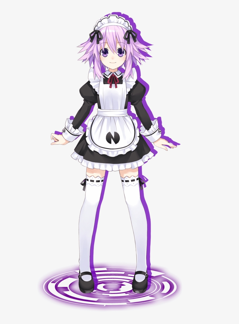 Hdn App-neptune Maid - Hyperdimension Neptunia Transparent PNG ...