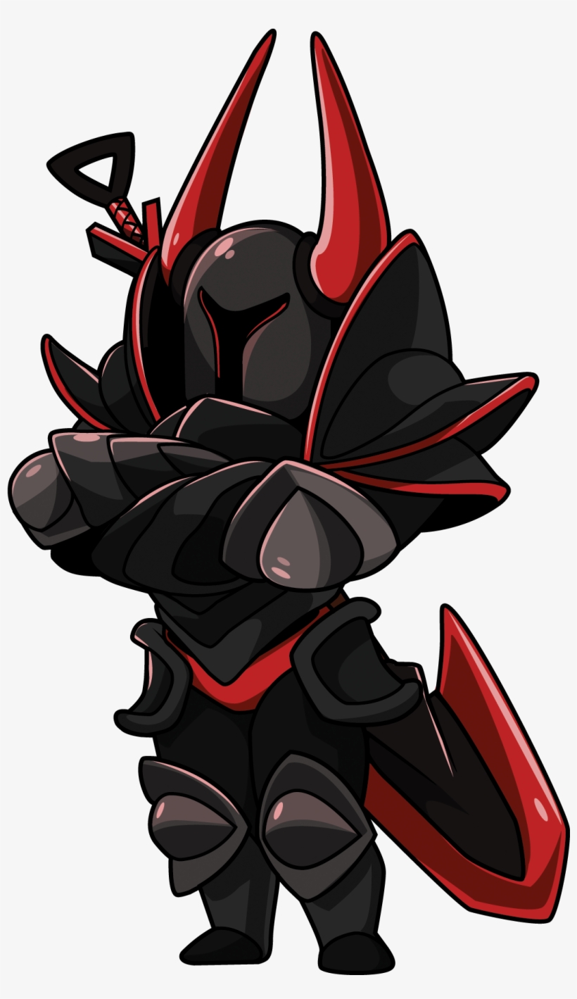 File - Black Knight Shovel Knight Transparent PNG - 600x1000 - Free ...