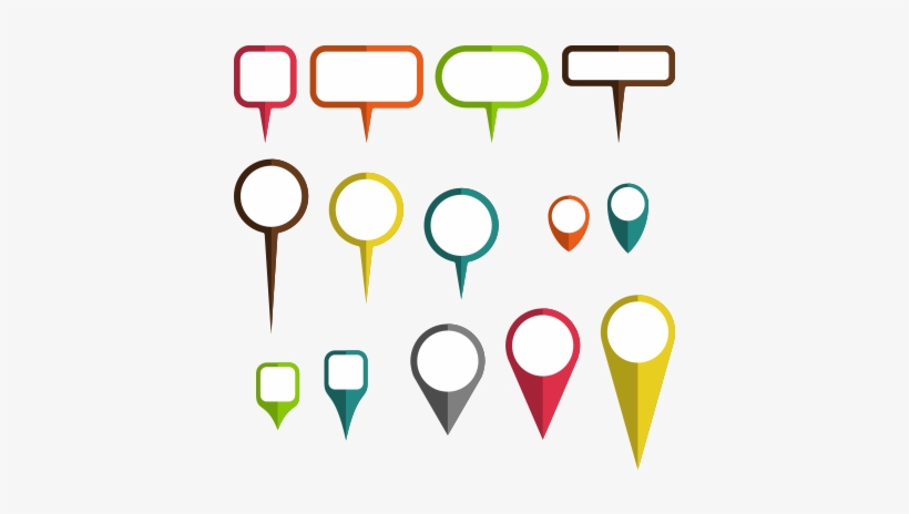 Download Transparent Png Map Pins Icons Vector Pack Free Download ...