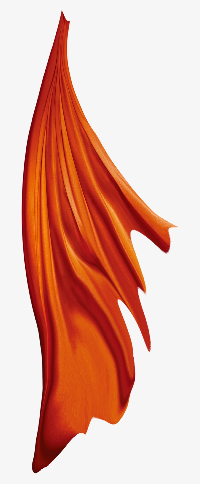 An Orange Red Cloth Transparent - Textile Transparent PNG - 853x2000 ...