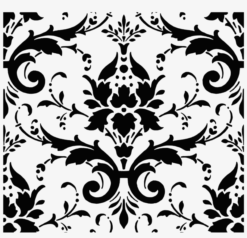 Free Filigree Png - White And Purple Damask Transparent PNG - 2400x3394 ...