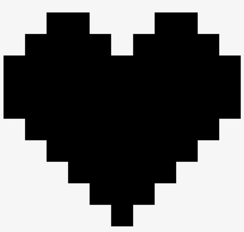 Download Pixel Heart Png Black - Pixel Heart Icon Png - HD Transparent ...