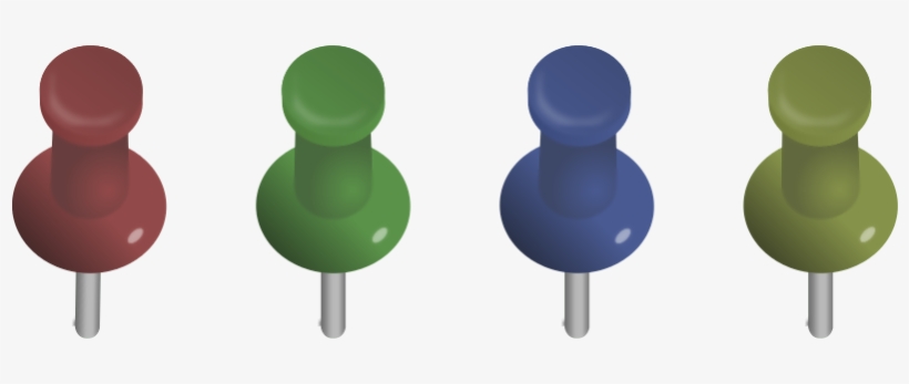 Green Thumbtack Png
