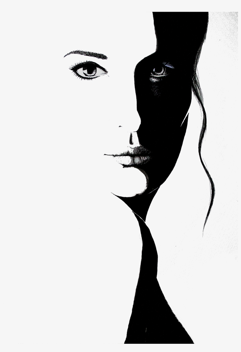 Clear Dark, High Contrast, Colors With Watercolor Stencils - Fashion ...