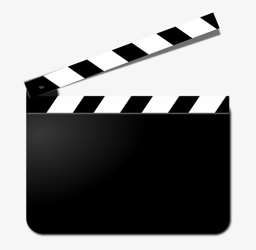 Movie Clipart Clappers - Claqueta De Cine Png Transparent PNG - 558x595 ...