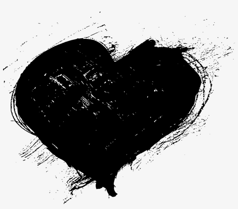 Grunge Heart Png - Heart Transparent PNG - 886x736 - Free Download on ...