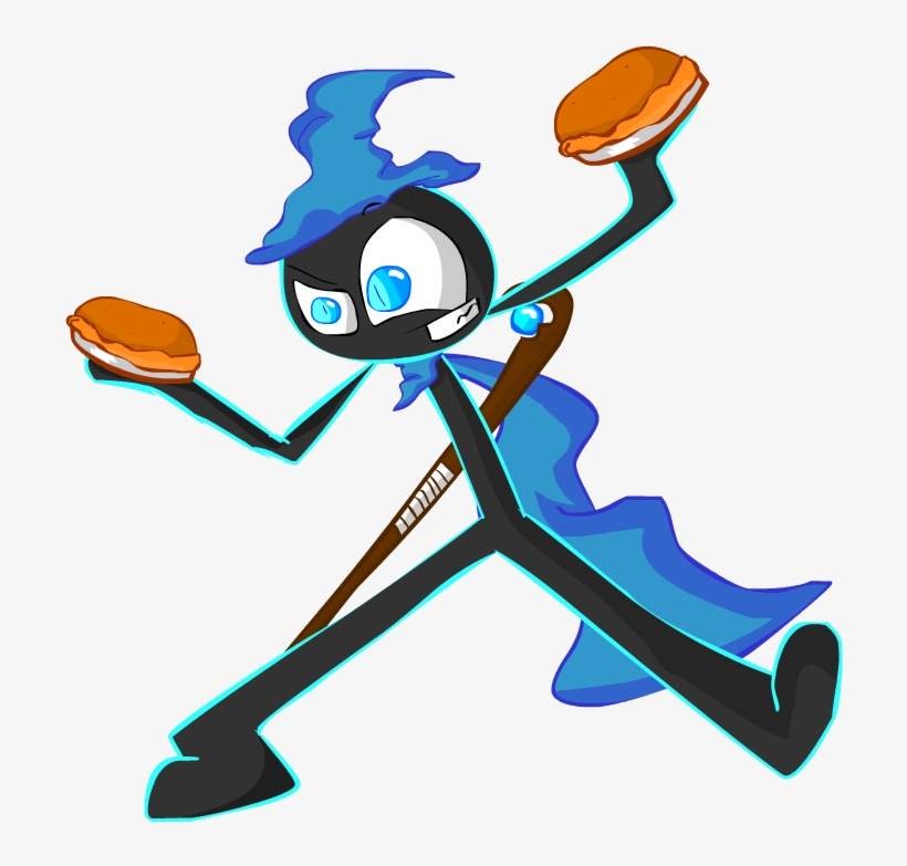 The Pie Wizard - Stickman Wizard Transparent PNG - 703x732 - Free ...