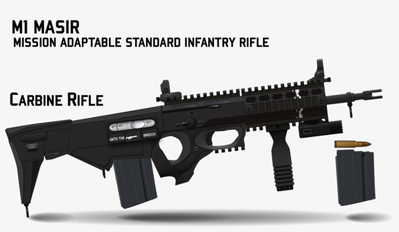 Vector Rifle Bullpup - M1 Carbine Modernized Transparent PNG - 1214x658 ...