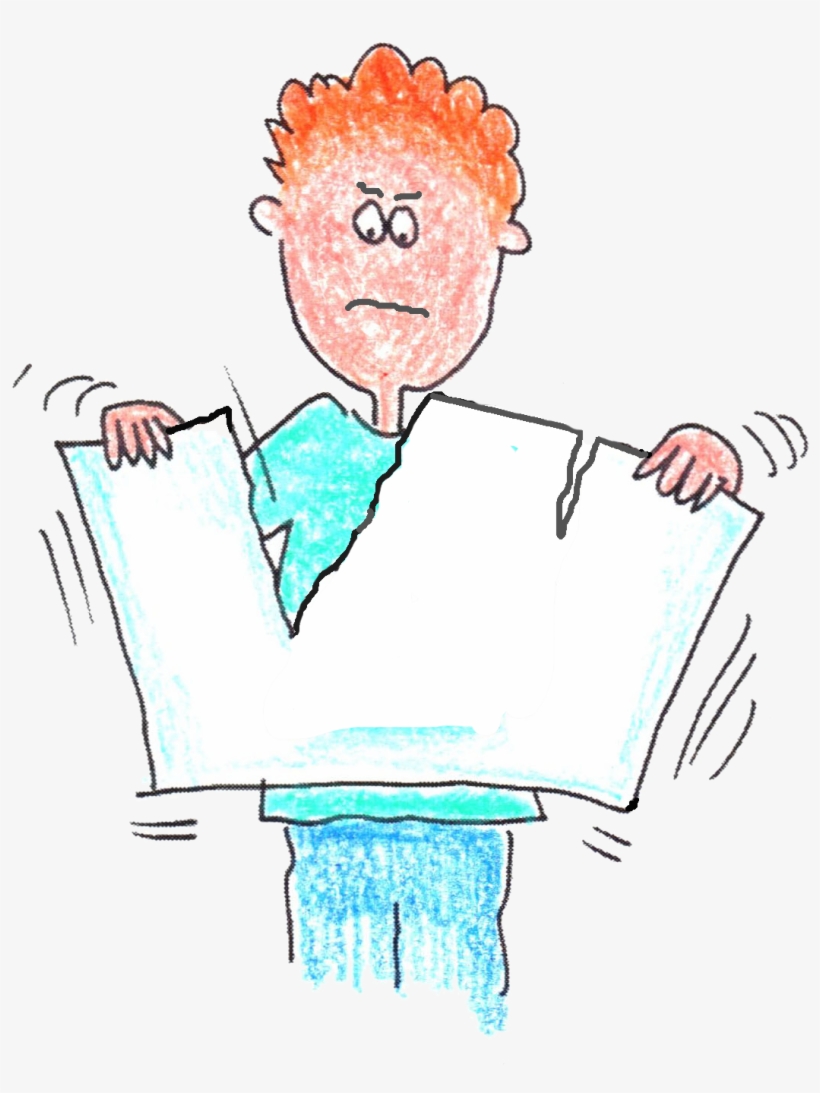 Paper Tearing Cartoon Png Transparent PNG - 1137x1386 - Free Download ...