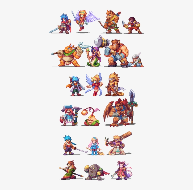 Breath Of Fire 3 Nina Sprite Transparent PNG - 416x750 - Free Download ...