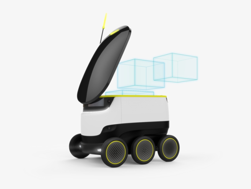 Starship Technologies - Self Driving Delivery Robot Transparent PNG ...