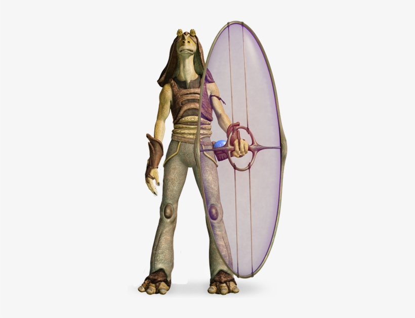 Gungan Personal Energy Shield - Star Wars Gungan Soldier Transparent ...
