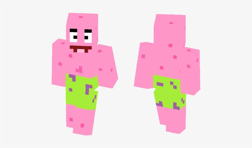 Patrick Star - Minecraft Detroit Become Human Skin Transparent PNG ...