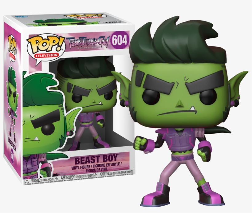 Beast Boy Pop - Beast Boy Funko Pop Transparent PNG - 560x446 - Free ...