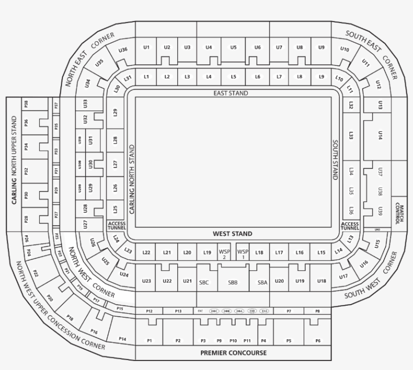 Download Stadium Of Light Map - Floor Plan - HD Transparent PNG ...