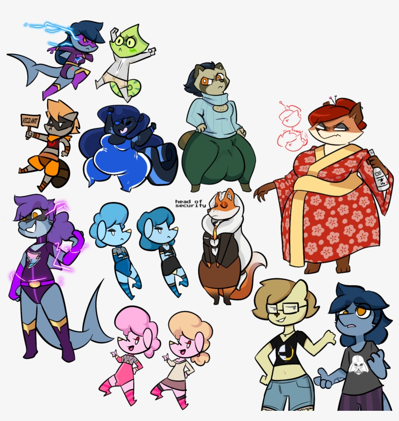 Assorted Thunder Thresh Art - Cartoon Transparent PNG - 2000x2000 ...