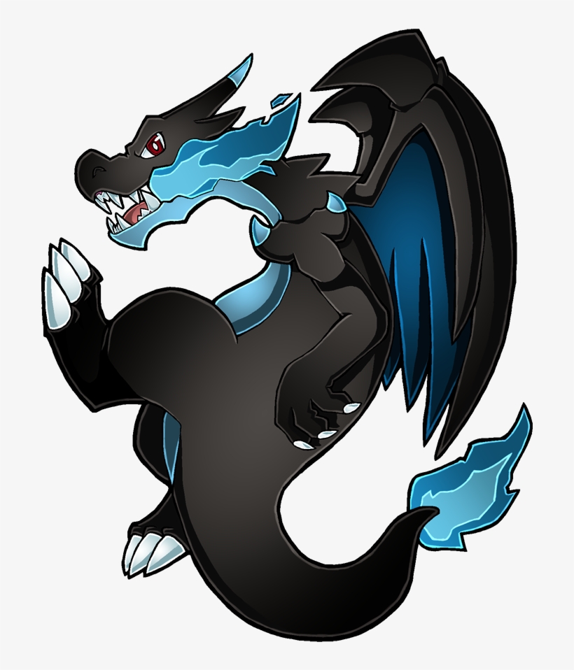 Download Mega Charizard X - Illustration - HD Transparent PNG - NicePNG.com