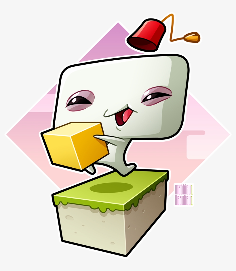 Fez Fanart By Mathieubeaulieu On Deviantart - Fan Art Transparent PNG ...