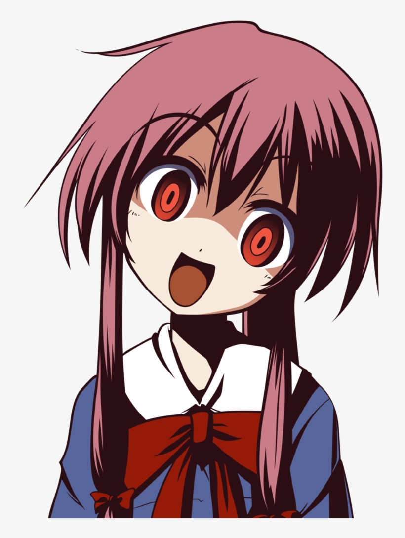 Download Gasai Yuno Vector Trace 02 By Spanuel-d73v2bg - Mirai Nikki ...