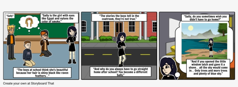 Sally - Cartoon Transparent PNG - 1164x385 - Free Download on NicePNG