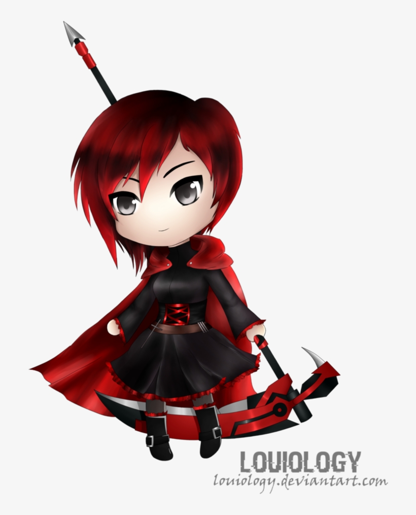 Download Ruby Rose - Rwby Ruby Rose Chibi - HD Transparent PNG ...