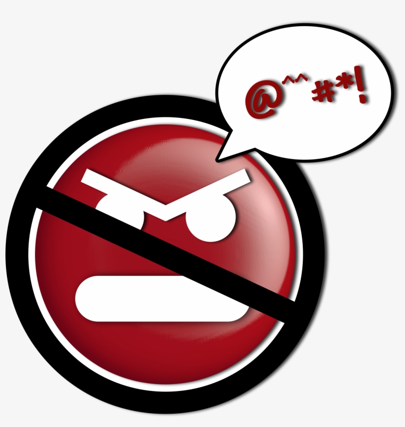 Curb Your Anger - Not To Be Angry Transparent PNG - 1666x1666 - Free ...