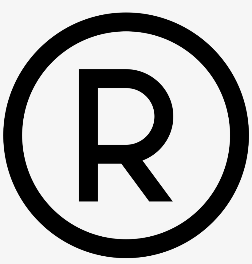 Registered Mark Vector - Registered Trademark Icon Png Transparent PNG ...