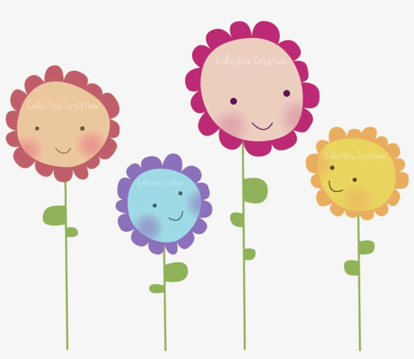 Happy Flower Clipart