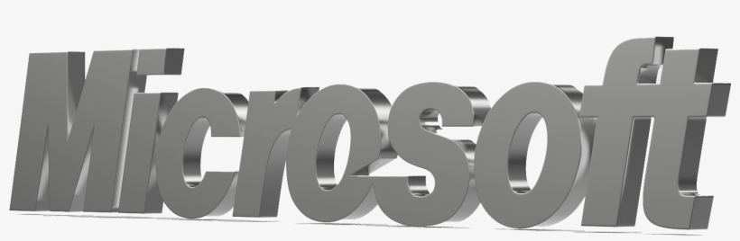 Download Microsoft Logo Png Background - Microsoft Logo 3d - HD ...