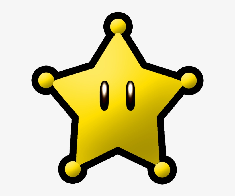Yellow Mario Galaxy Stars
