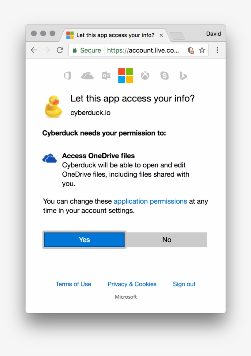 Microsoft Onedrive Oauth Authorization - Permission Use Cookies Transparent PNG - 1088x1468 ...