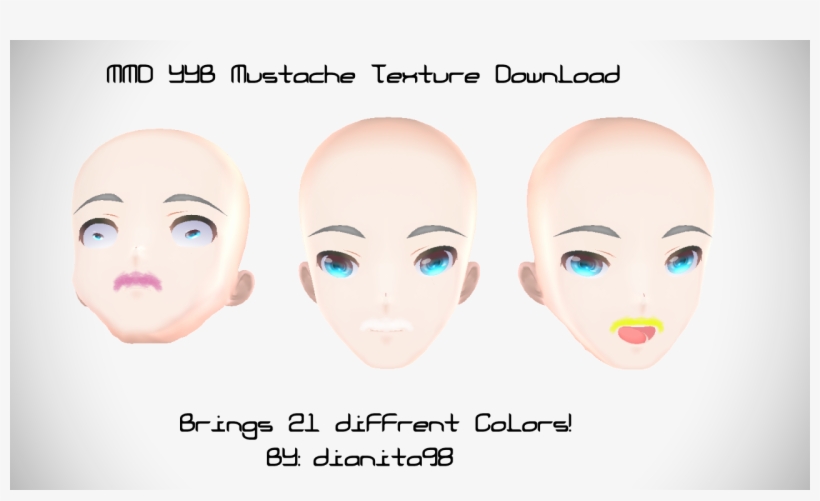 Vector Transparent Library Drawing Beards Skin Texture - Mmd Yyb Male ...
