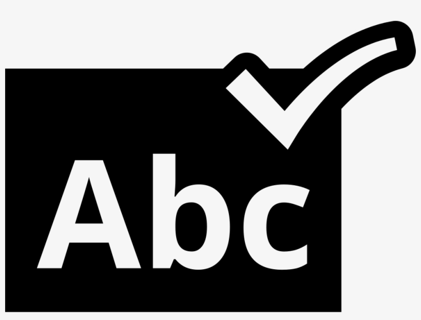 Abc Verification Symbol Comments - Me Icon Transparent PNG - 980x698 ...