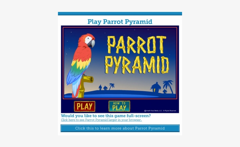 “parrot Pyramid” Is An Online Flash Game That Makes - Macaw Transparent PNG - 615x424 - Free ...