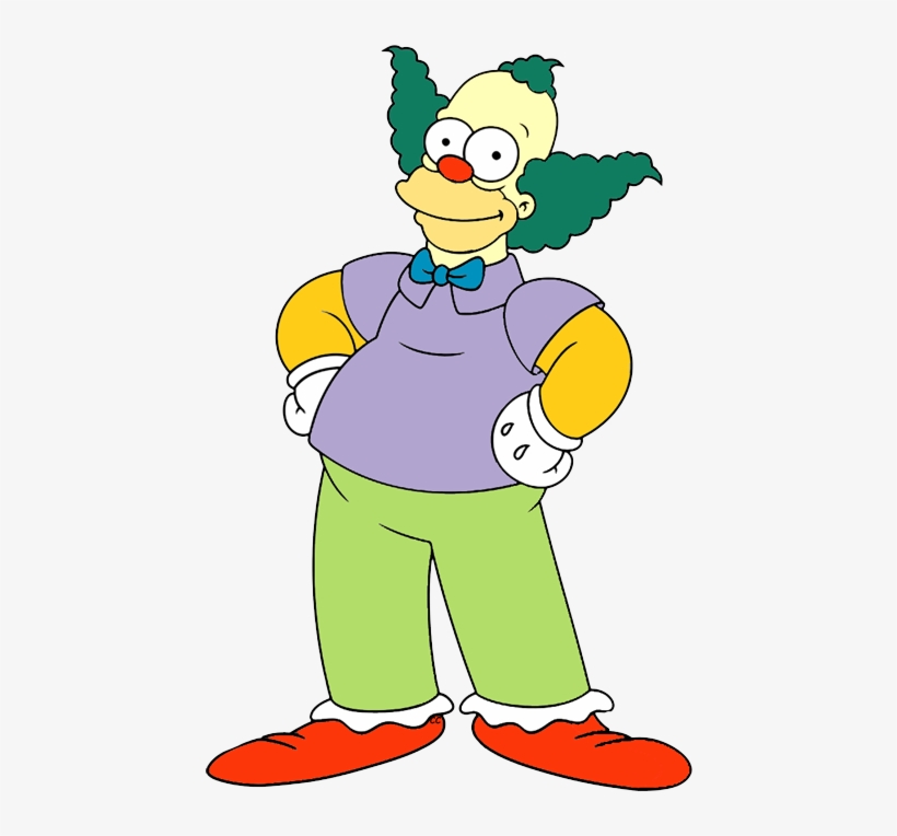 The Simpsons Clip Art Images - Los Simpsons Krusty Png Transparent PNG ...