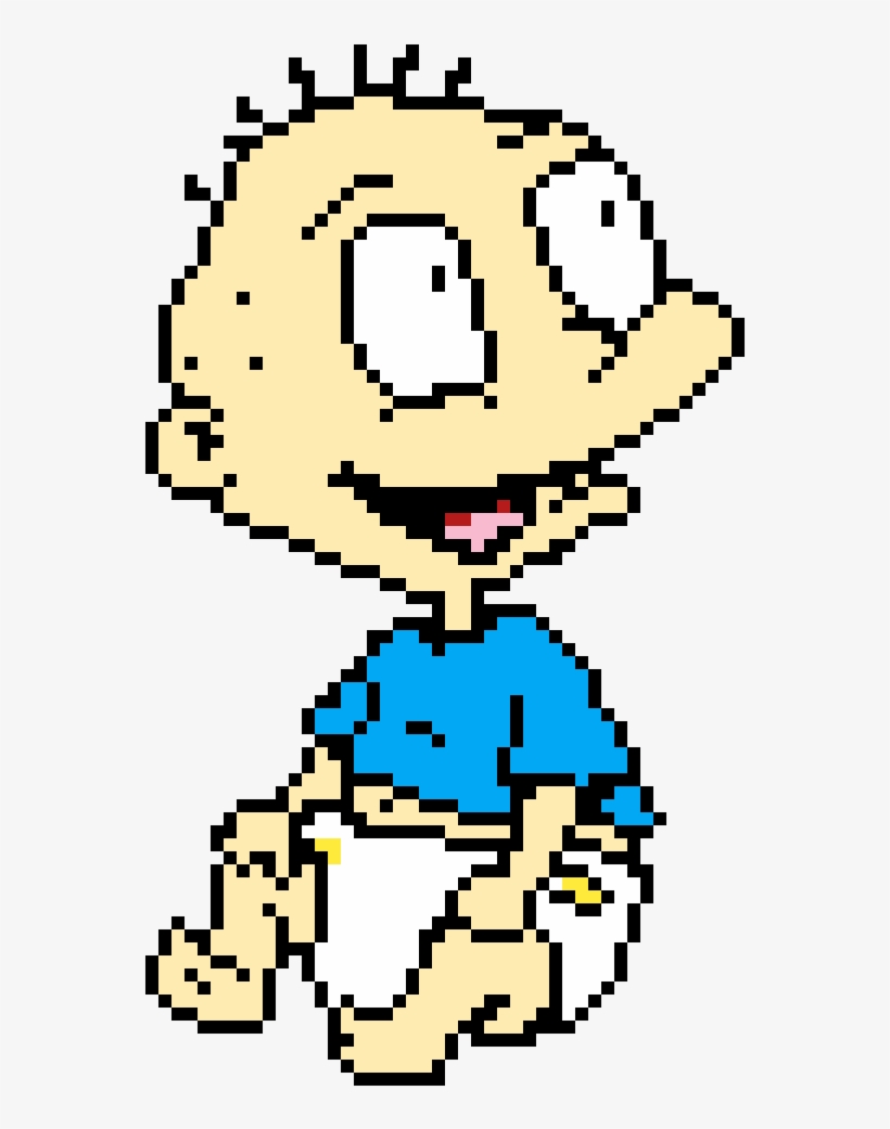 Rugrats - Minecraft Pixel Art Rugrats Transparent PNG - 1200x1200 ...