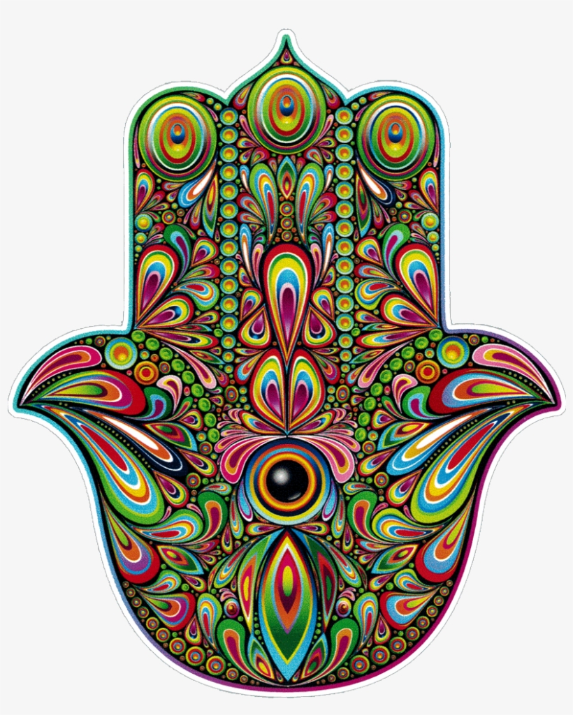 Bumper Sticker / Decal - Hamsa Hand Transparent PNG - 823x1000 - Free ...
