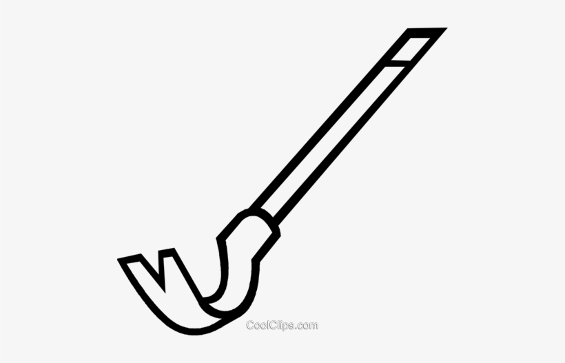 Crowbar Royalty Free Vector Clip Art Illustration - Illustration ...
