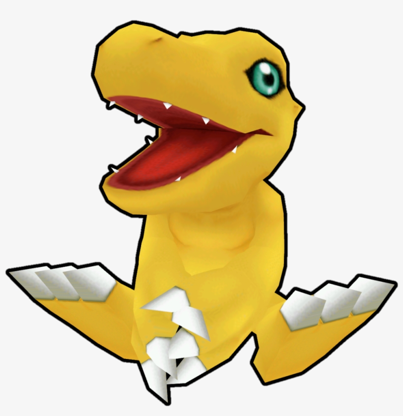 Agumon - Agumon 3d Model Transparent PNG - 1024x1072 - Free Download on ...