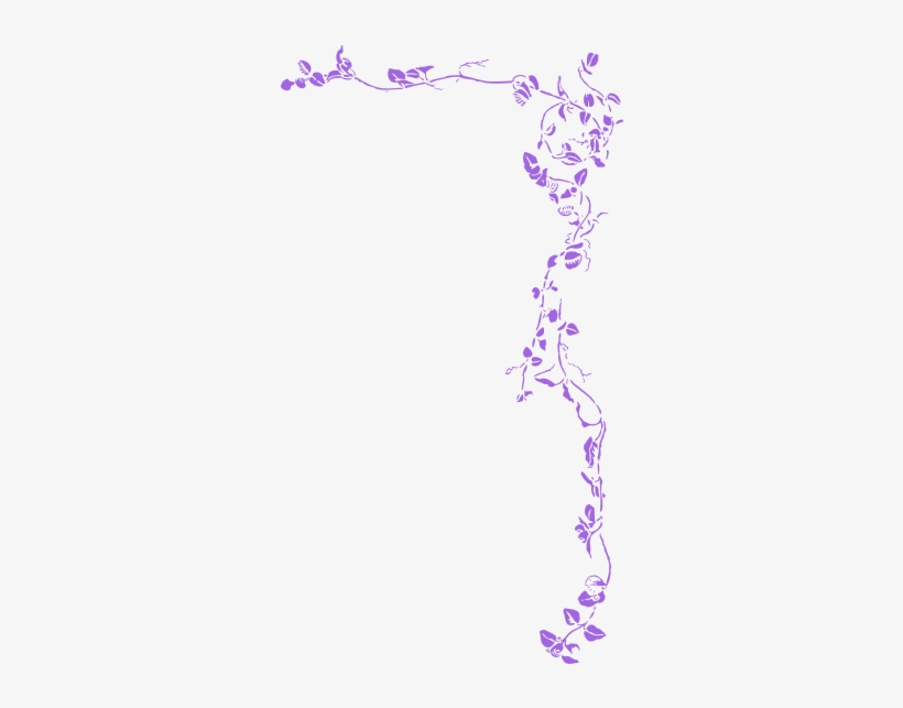 Vine Border Clip Art At Clker - Leaf Border Black And White Transparent ...