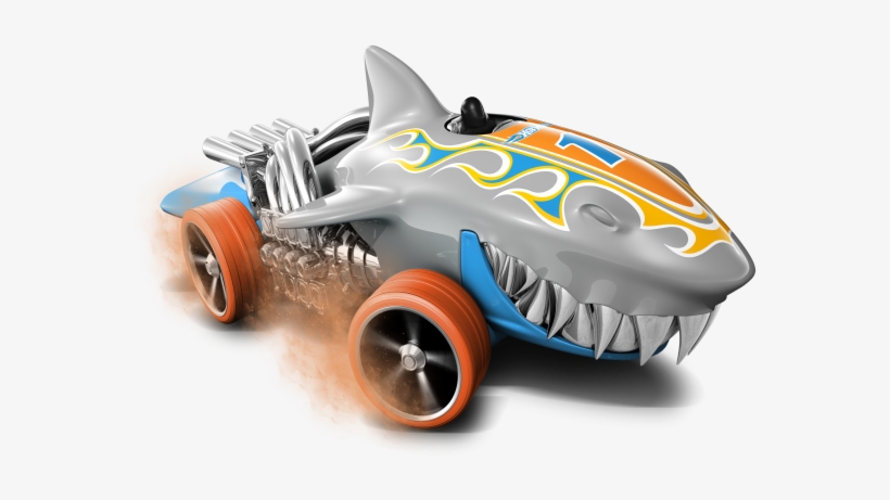 Hot Wheels - Sharkruiser (grey W/blue Base, Orange Transparent PNG ...