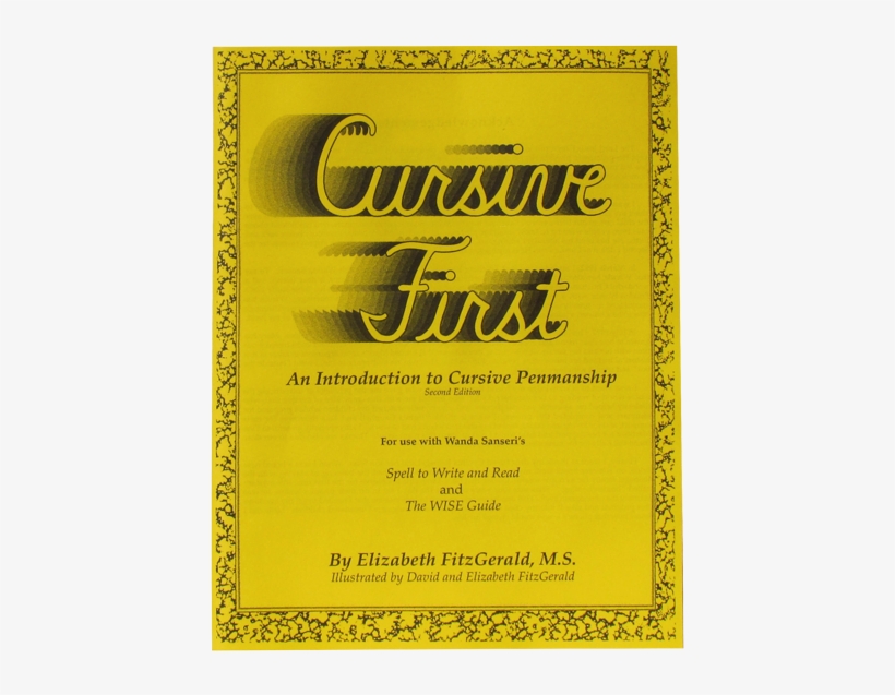 Cursive First Handwriting Program - Cursive First Transparent PNG ...