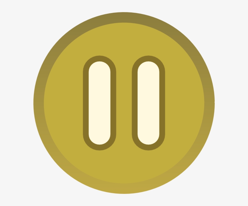 Gold Brown Plain Pause Button Icon Svg Clip Arts 600 Transparent PNG ...